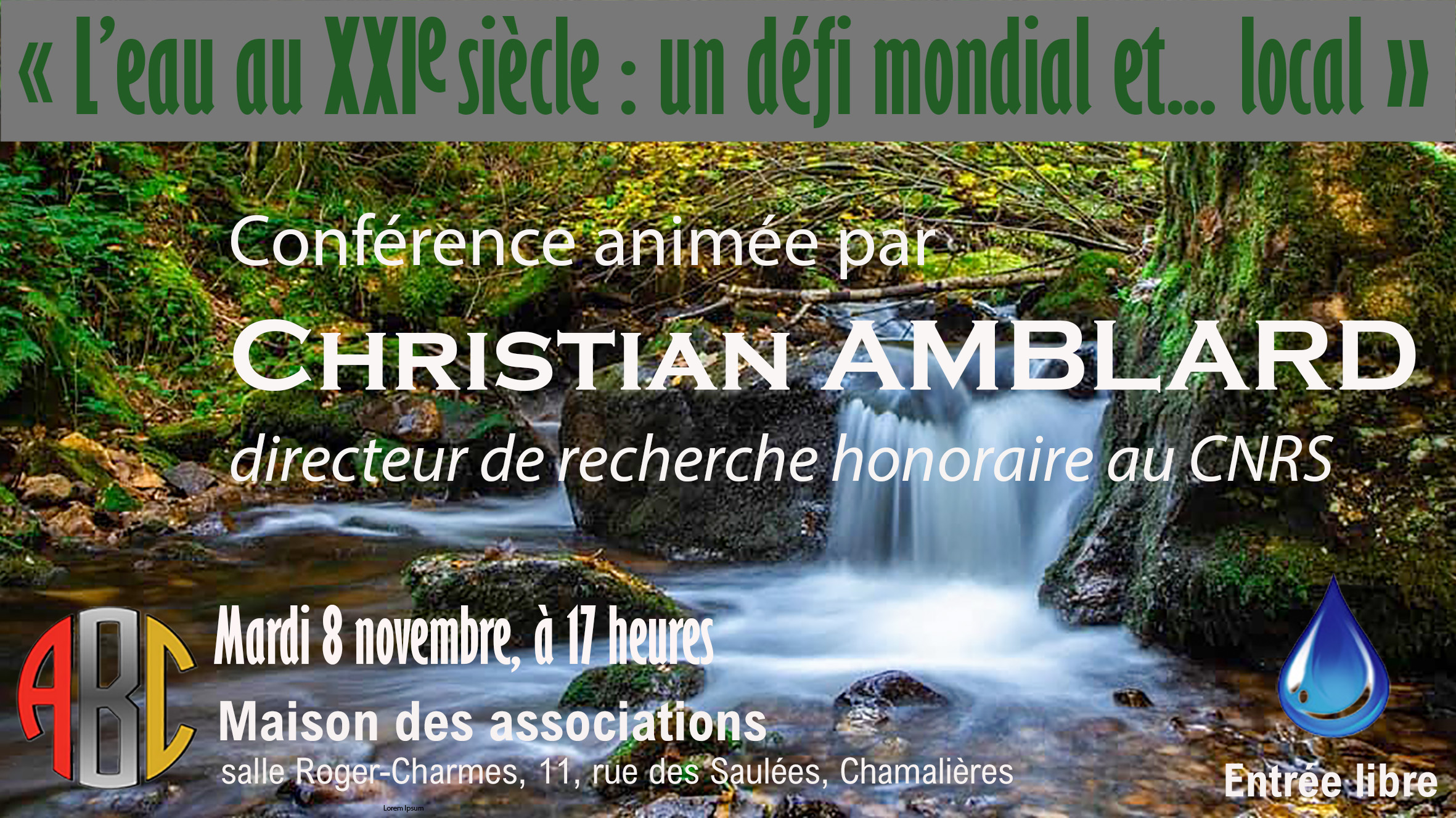 AFFICHE CONFERENCE EAU – ABC