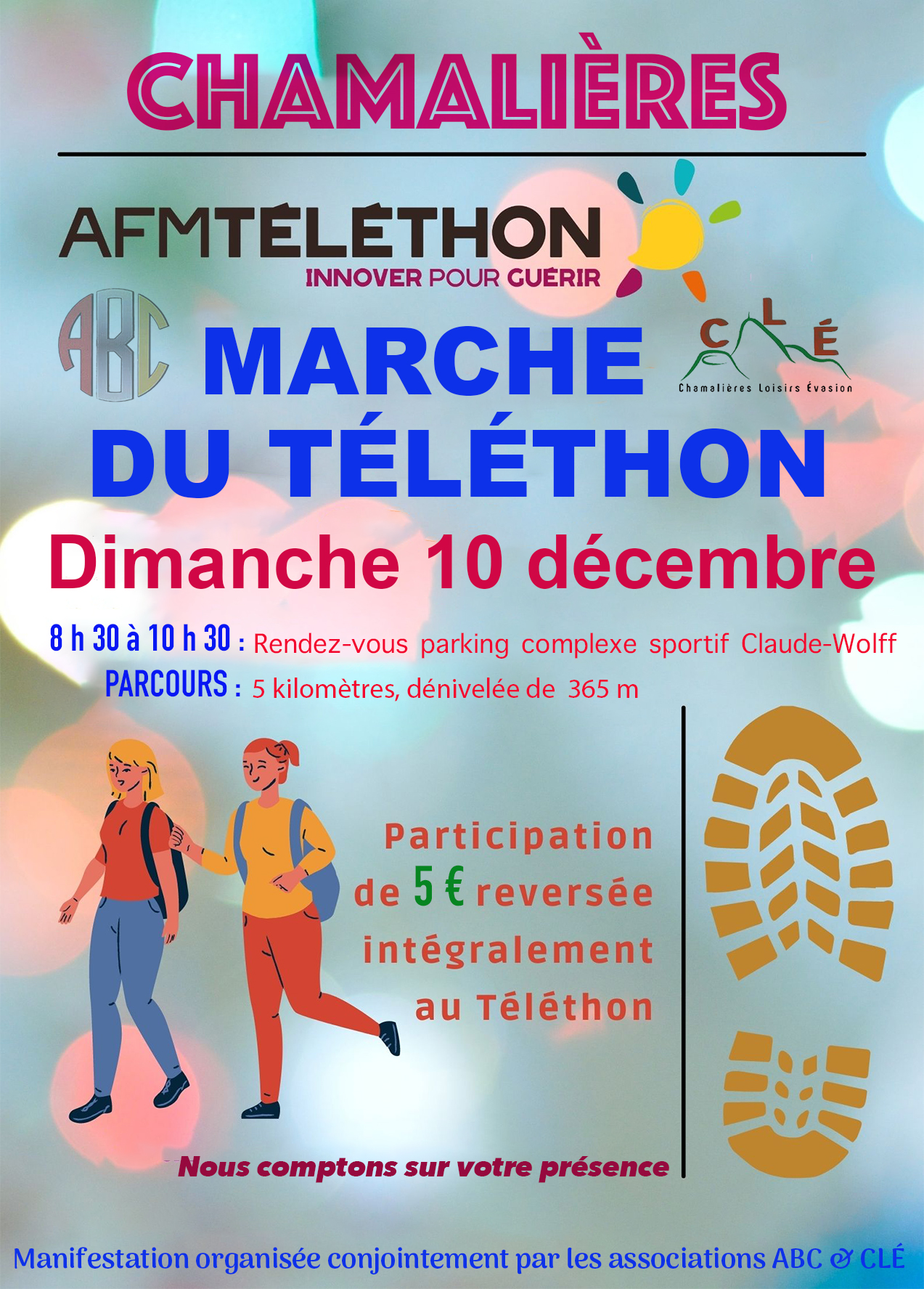 AFFICHE MARCHE TELETHON – GUYLEMG – ABC